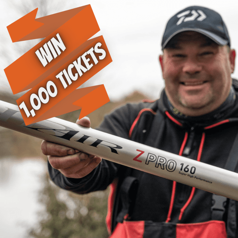 WIN 500 Tickets for the Daiwa Air Z Pro 16m More Power Pole Package