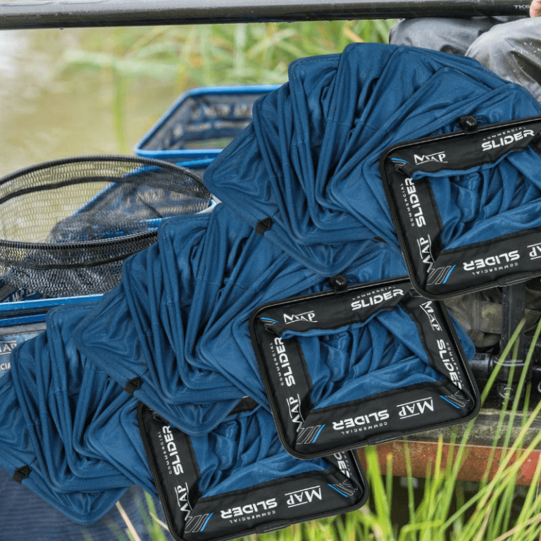 3x Map 3m Blue Commercial Slider Keepnets - Capital Catch Competitions