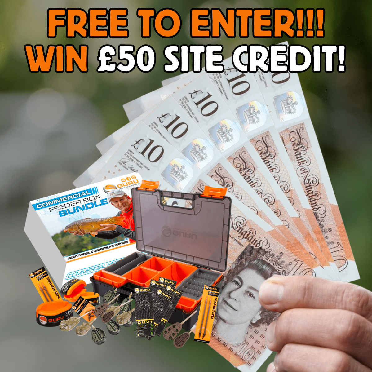 FREE TO ENTER! WIN £50 SITE CREDIT + GURU NATURAL FEEDER BOX BUNDLE BONUS PRIZE IF YOU SPEND ...