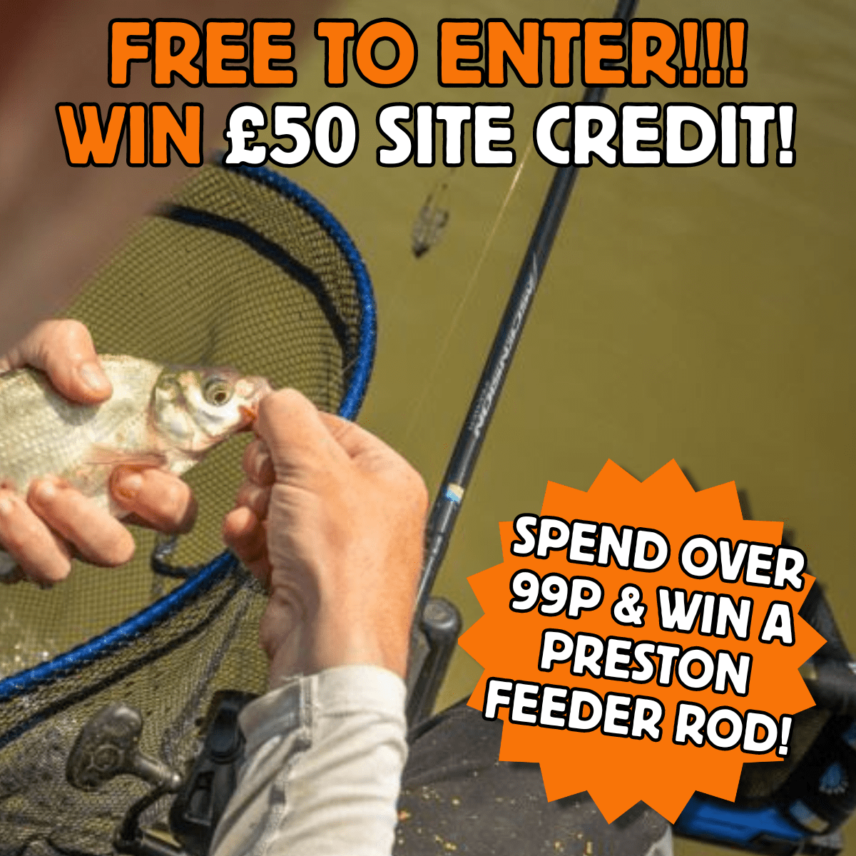 FREE APP ONLY COMP! WIN £50 SITE CREDIT + PRESTON ASCENSION 3.4M FEEDER ...