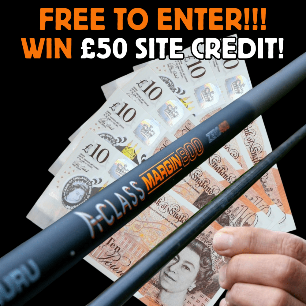FREE APP ONLY COMP! WIN £50 SITE CREDIT + GURU A-CLASS MARGIN POLE ...