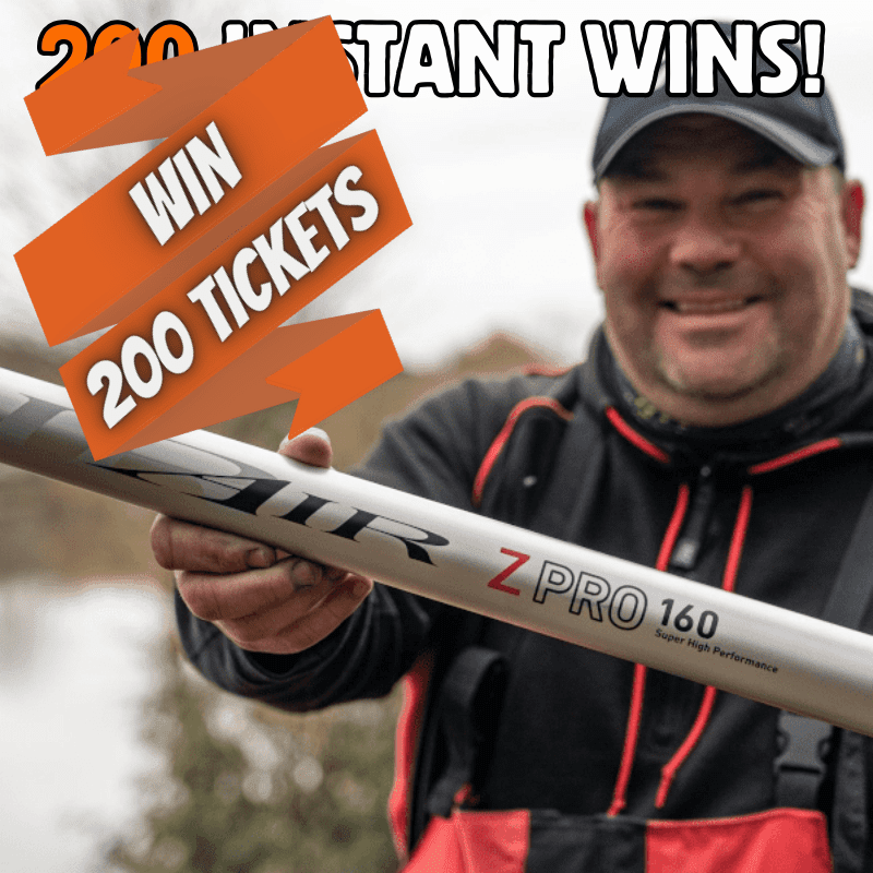 WIN 200 Tickets for the Daiwa Air Z Pro 16m Power Pole Instant Win Comp