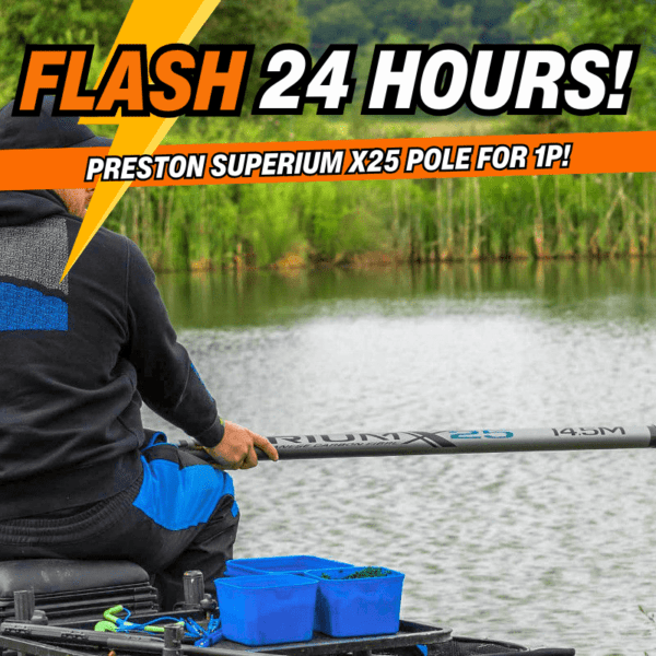FLASH COMP!! WIN a Preston Superium X25 14.5m Pole FOR 1P! - Capital ...