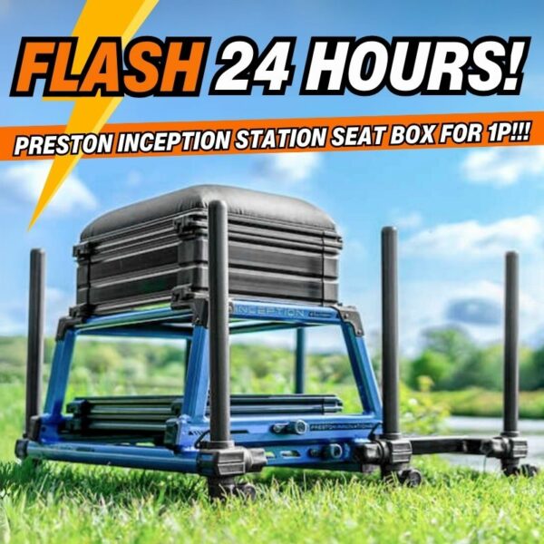 WIN a Preston Inception Station Seat Box Blue Edition