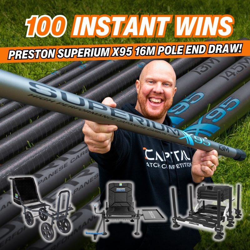 Preston Superium X95 16m Pole Package - Capital Catch Competitions