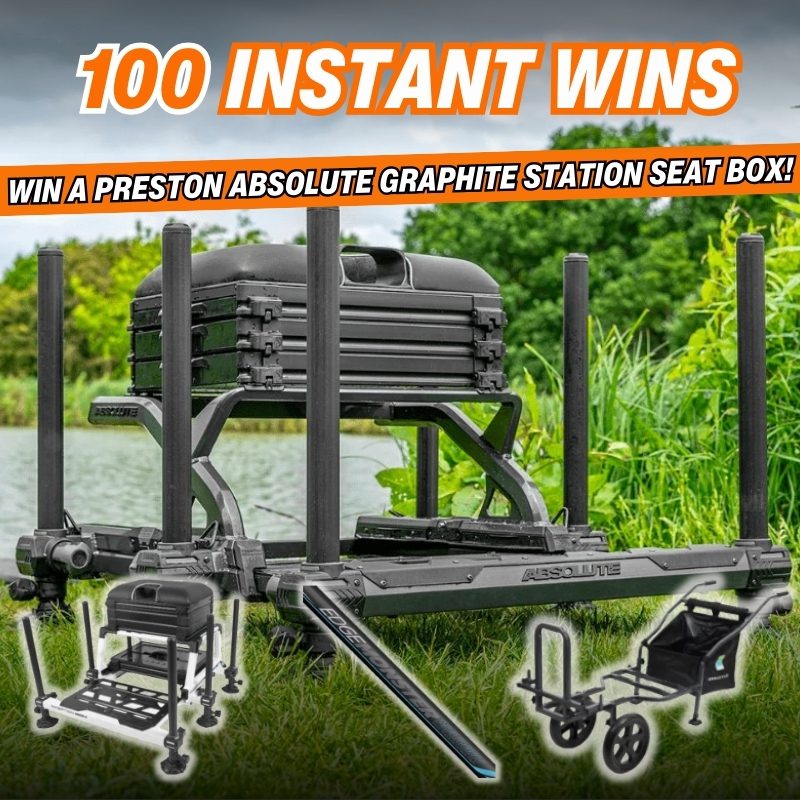 WIN a Preston Graphite Absolute Station Seat Box