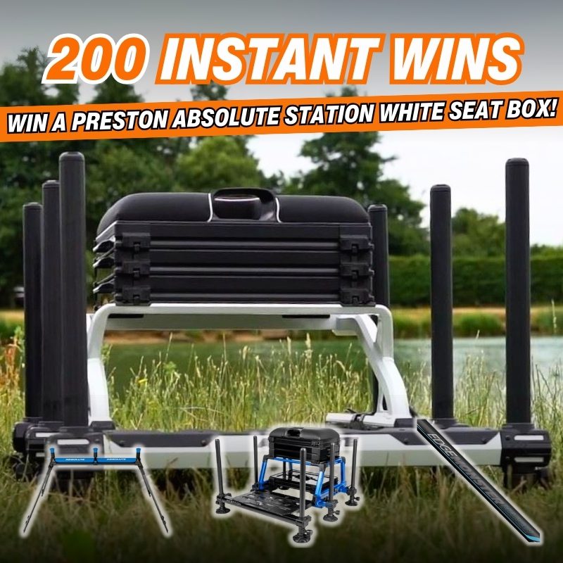 WIN a Preston Graphite Absolute Station Seat Box