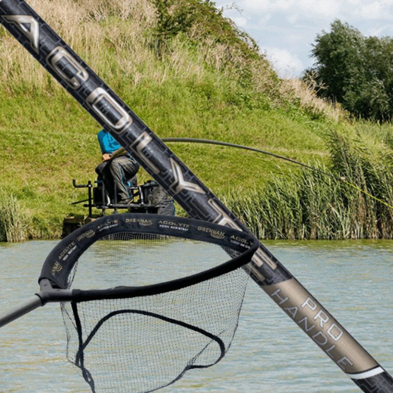 Drennan Acolyte Pro Net Handle 5m and Drennan Hook-Resistant Acolyte ...
