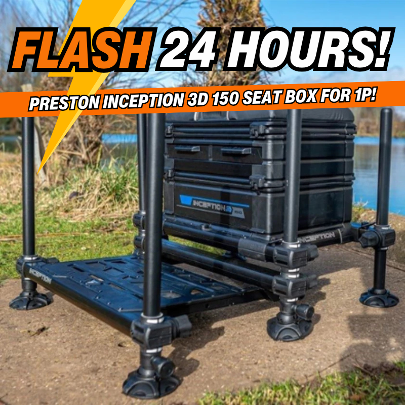 WIN a Preston Inception 3D 150 Seat Box