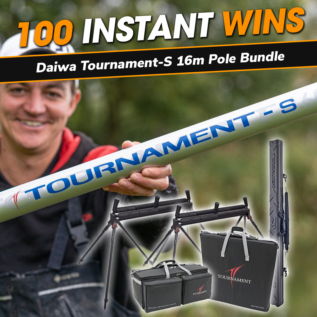 Win a Daiwa Tournament-S 16m Pole Bundle - Capital Catch Competitions