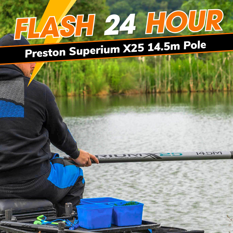 FLASH COMP!! WIN a Preston Superium X25 14.5m Pole FOR 1P! - Auto Draw ...