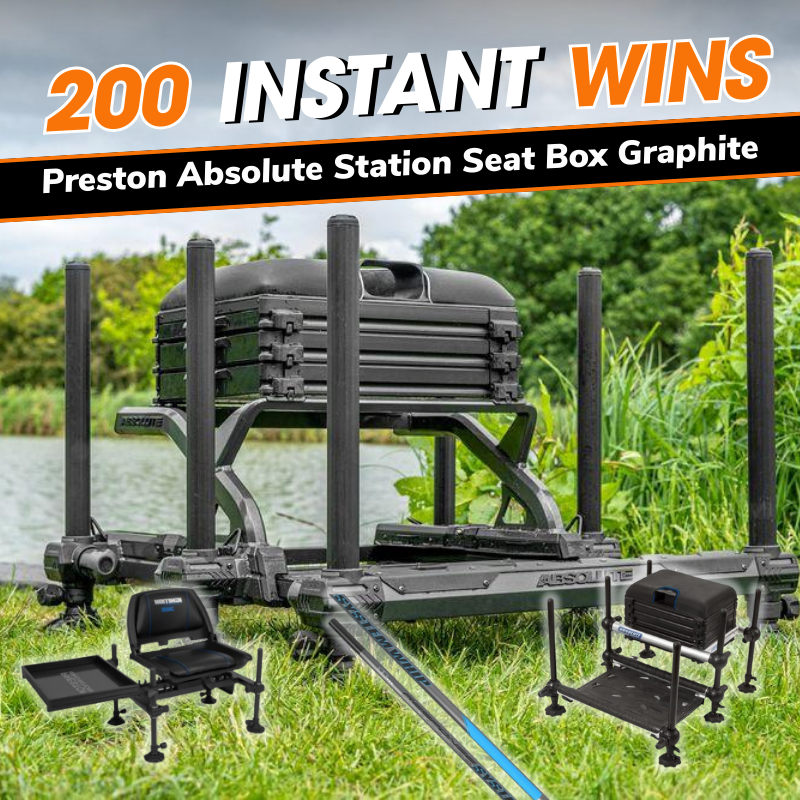 WIN a Preston Graphite Absolute Station Seat Box