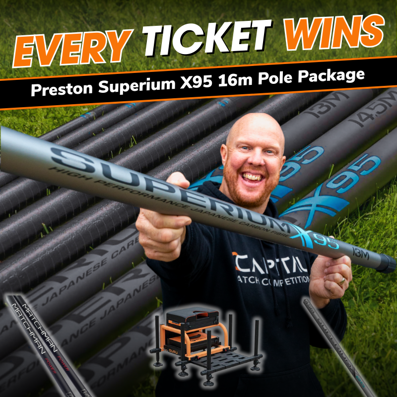 Preston Superium X95 16m Pole Package - Capital Catch Competitions