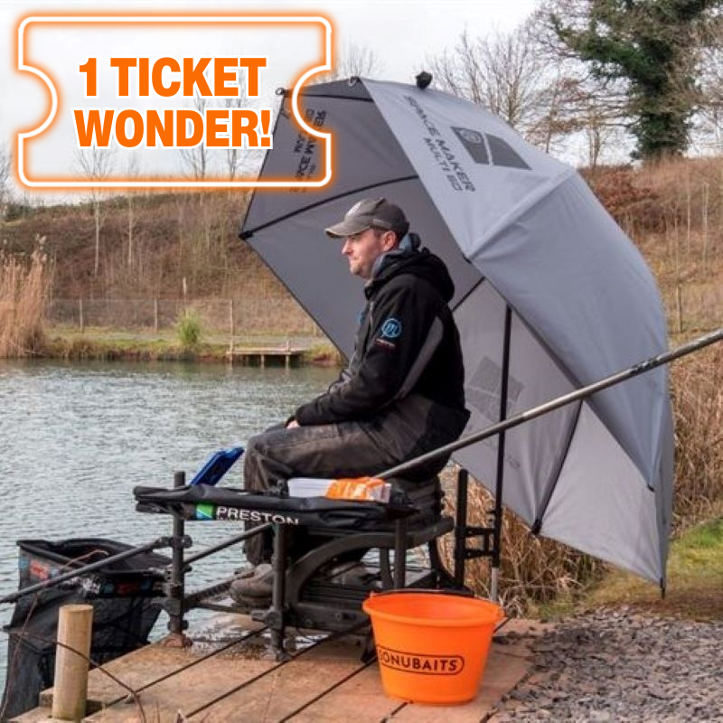 Preston Space Maker Multi Brolly 60 Inch - ONE TICKET WONDER - Capital ...