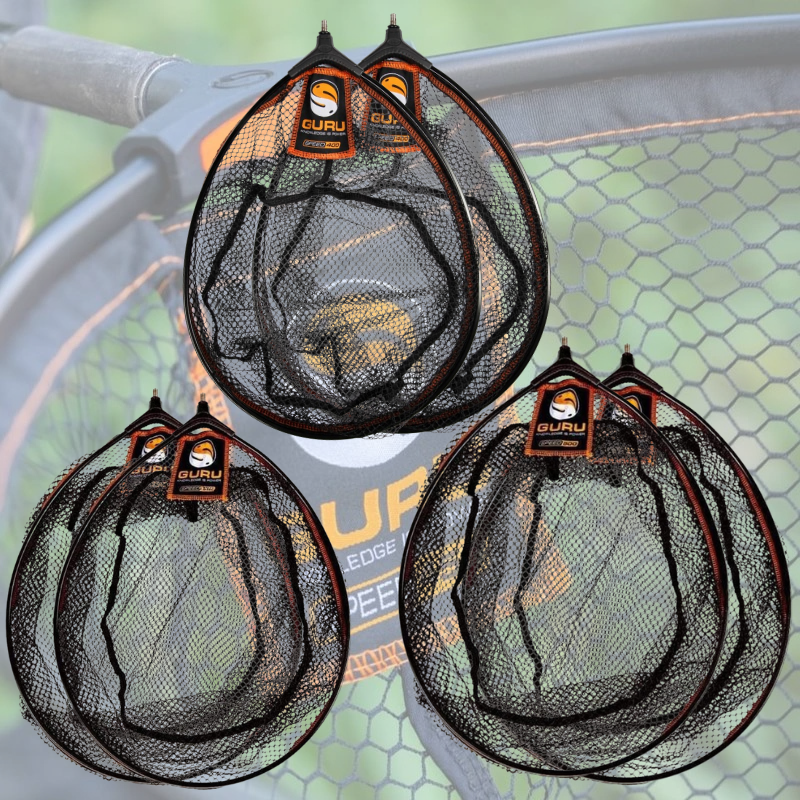 2x Guru Speed Landing Nets Choice of Size - AUTO DRAW - Capital Catch ...